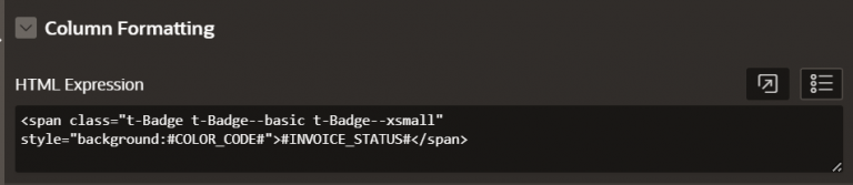 Highlight cell background conditionally in oracle apex report - know2apex